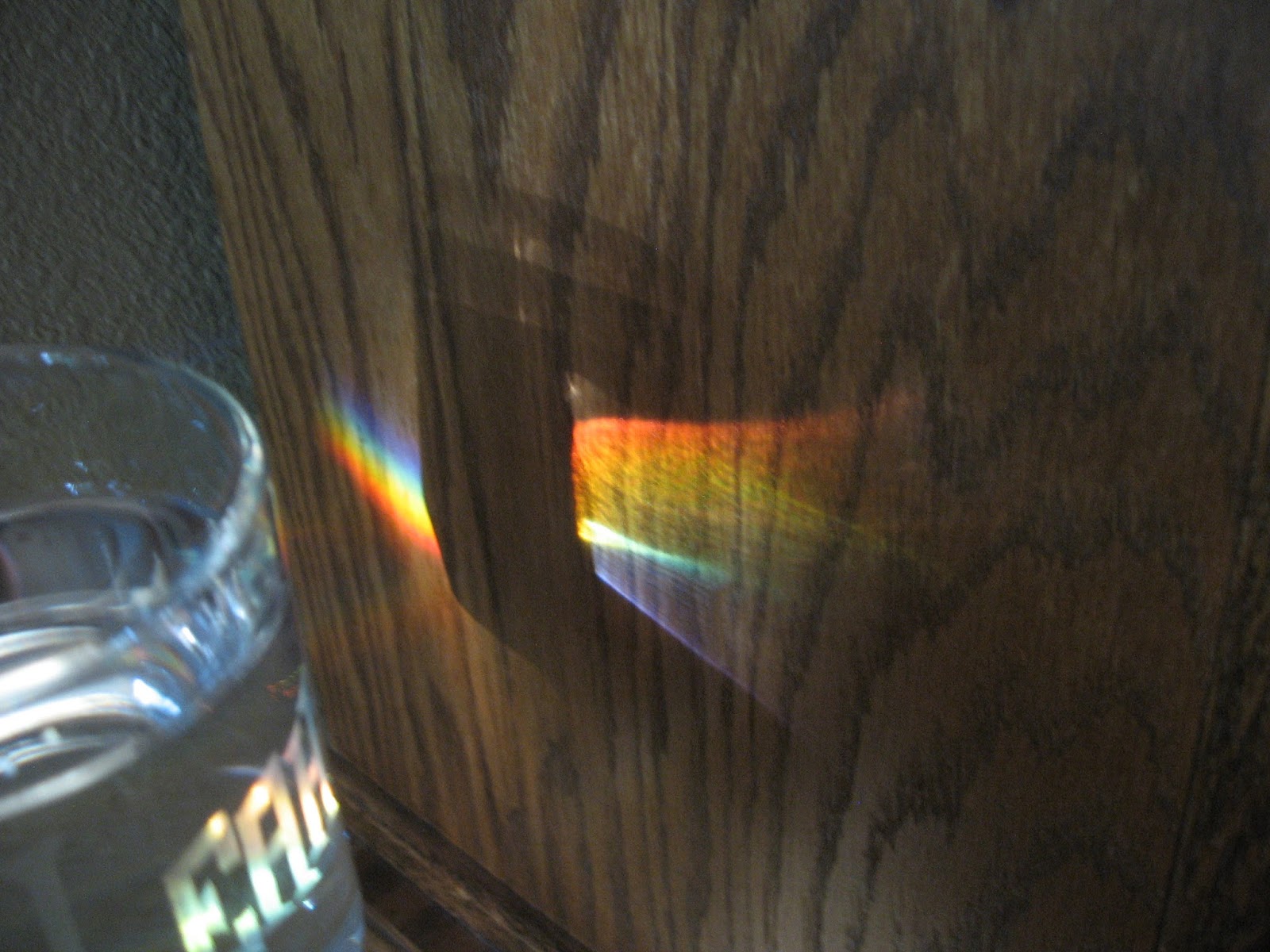 Almost Unschoolers: Flipping Rainbows - 30 Second Science - Refraction