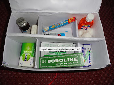 Ideas out of the mist: First aid box for kids school