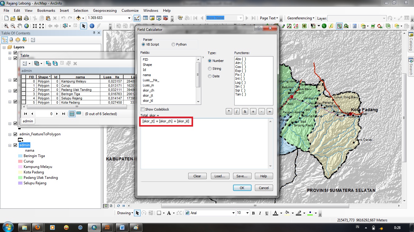 Zepoint Studio: Latihan Overlay (Intersect) untuk Peta Kesesuaian Lahan