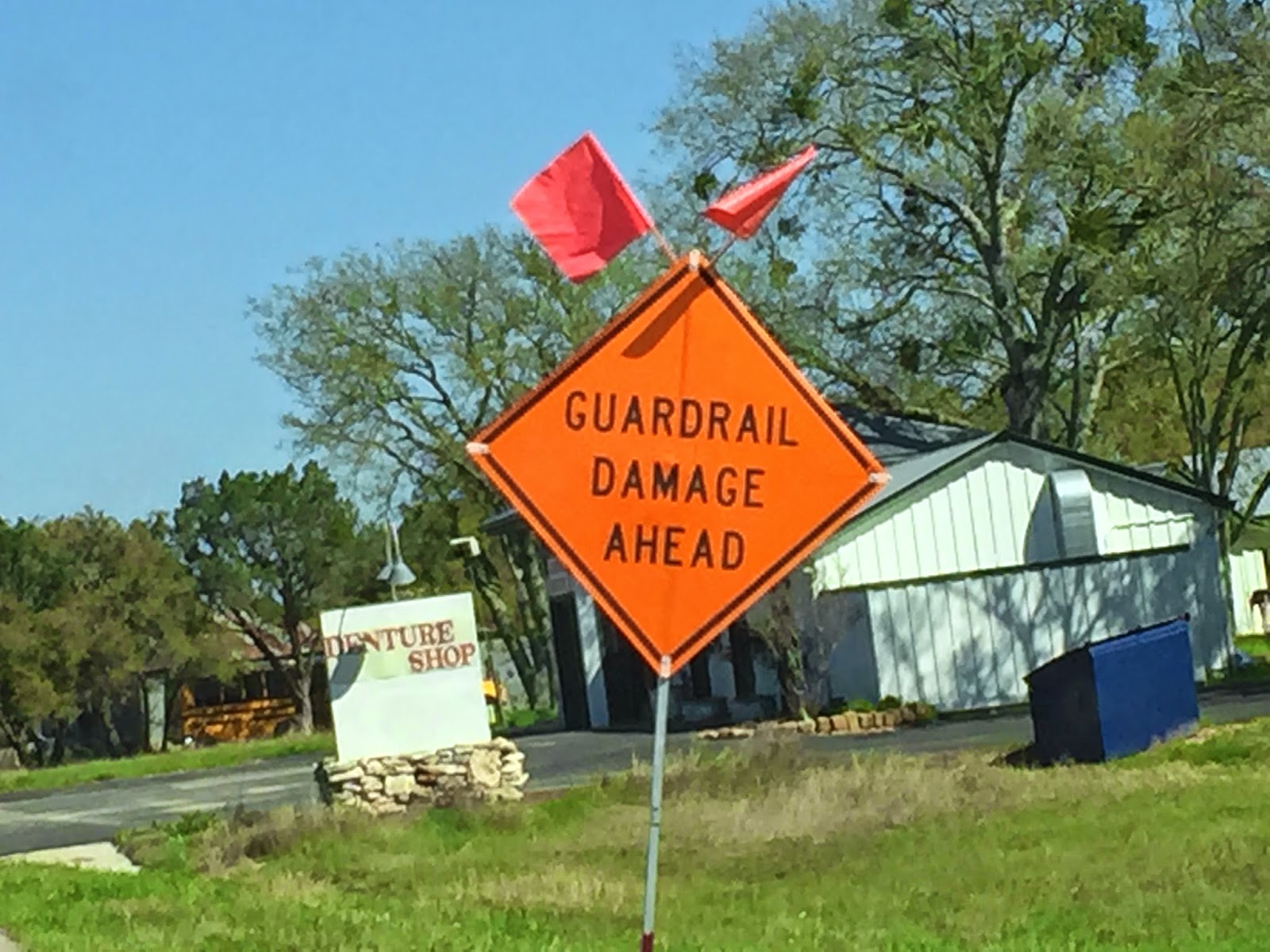 venturing4th: Guardrail damage ahead