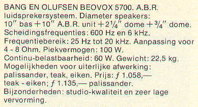 Bang & Olufsen, Beovox 5700 speakers restauratie, revisie, upgrade