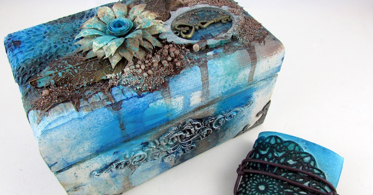julD handmade: Turquoise box