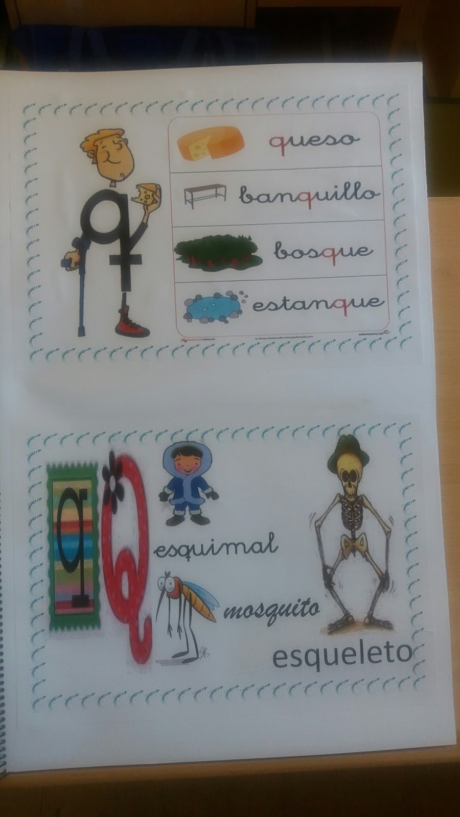 LA CLASE DE LA SEÑO ISABEL: LIBRO VIAJERO. LETRA Q