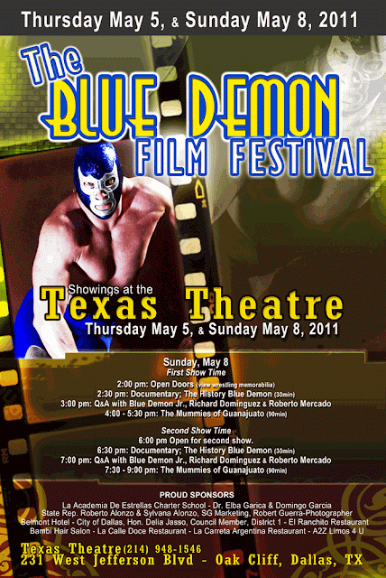 Jesse Contra Los Luchadores: Blue Demon Film Festival in Dallas, Texas