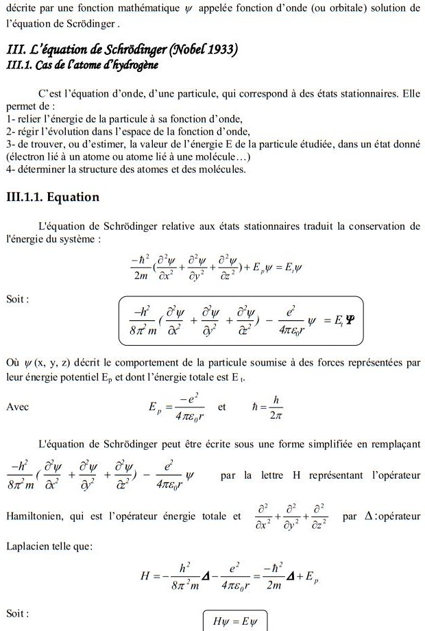 Atomistique chapitre3:MODÈLE QUANTIQUE DE L’ATOME - cours de physique ...