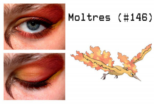 PACROID: Pokemon Eyeshadow Designs