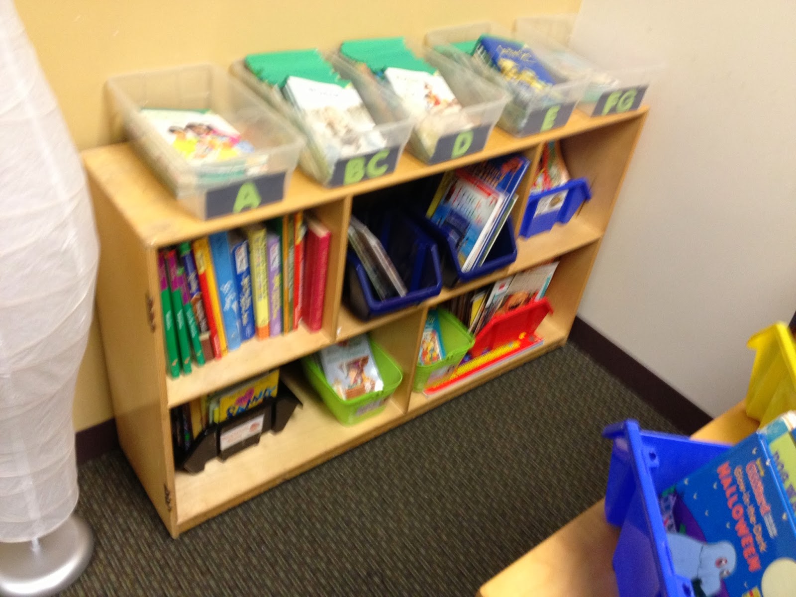 The Reading Rug--Fun in First Grade: Classroom library