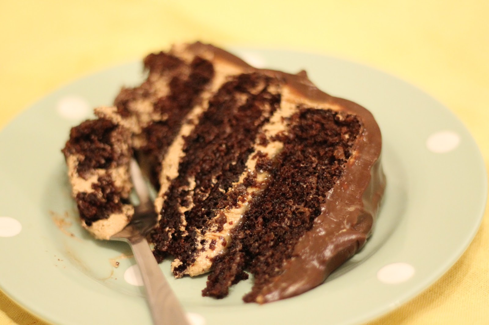 A cup of tea solves everything: Chocolate orange layer cake