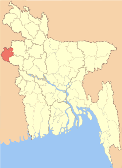 Chapai Nawabganj District: Location of Chapai Nawabganj in Bangladesh