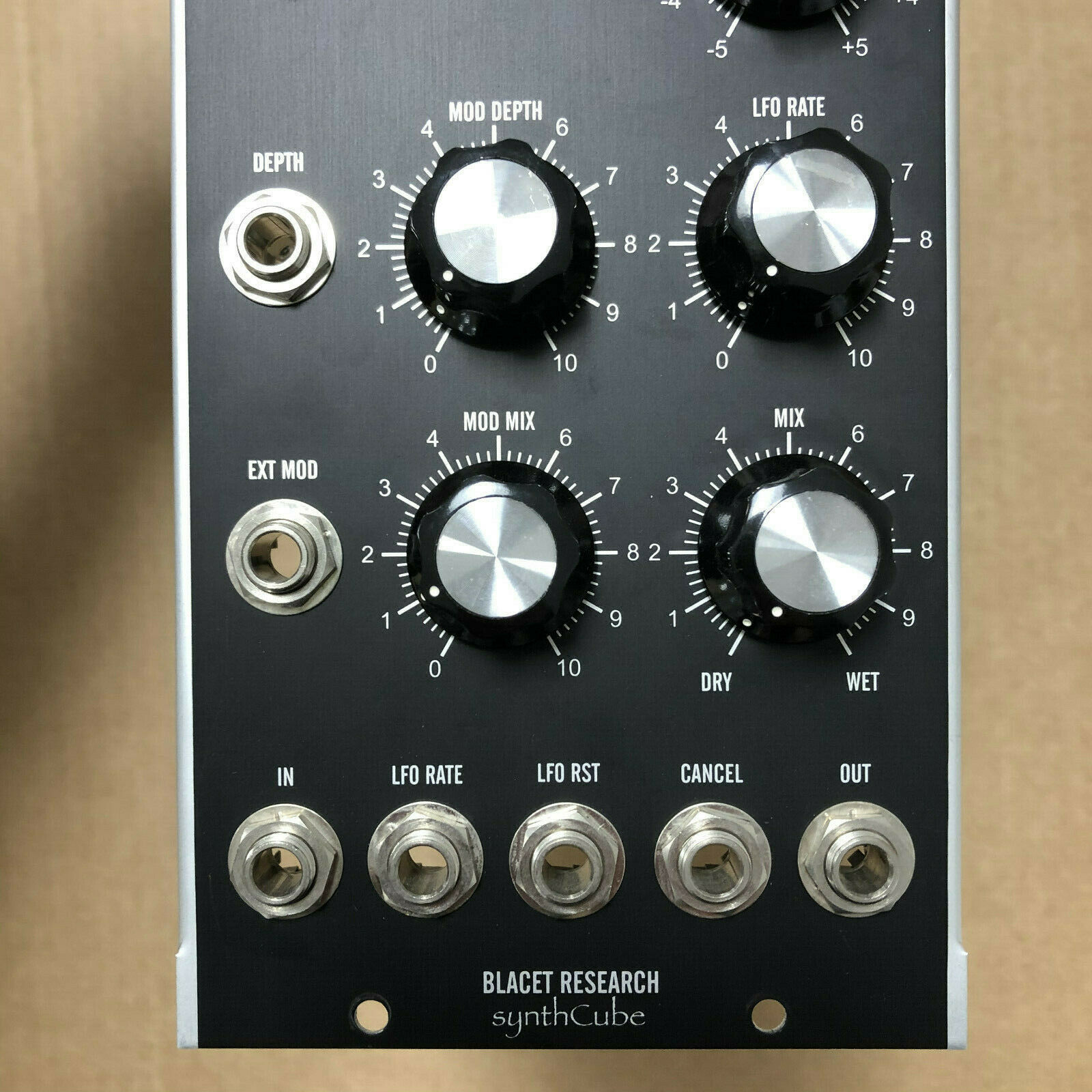 MATRIXSYNTH: Blacet Time Machine Delay TM2050 Dotcom / MU Modular Synthesizer SN 10000126