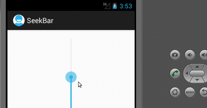 Android Tutorials Vertical Seekbar 