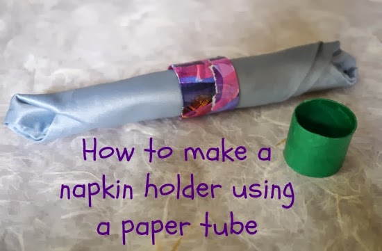 Boston Handmade: Handmade for Kids: How to Make a Paper Tube Napkin Ring