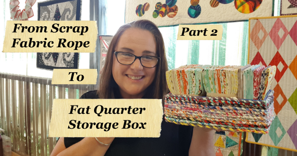 Darvanalee Designs Studio : How to make a Fat Quarter Storage box with ...