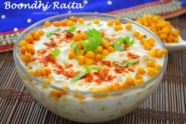 Boondi Raita / Dahi Boondi Raita / Easy Raita Recipes