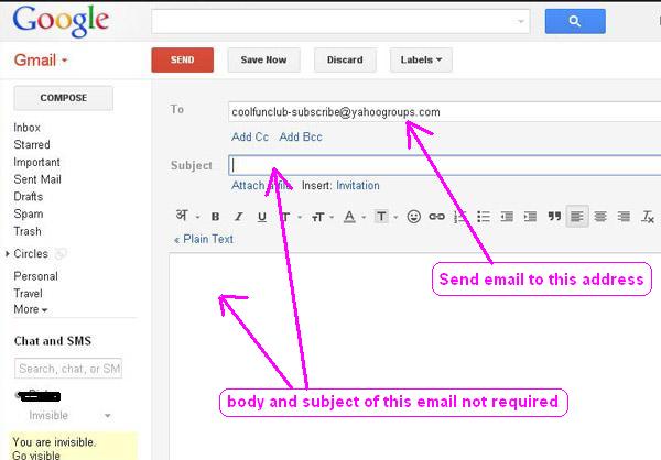 CoolFunClub: Join Our Email Group