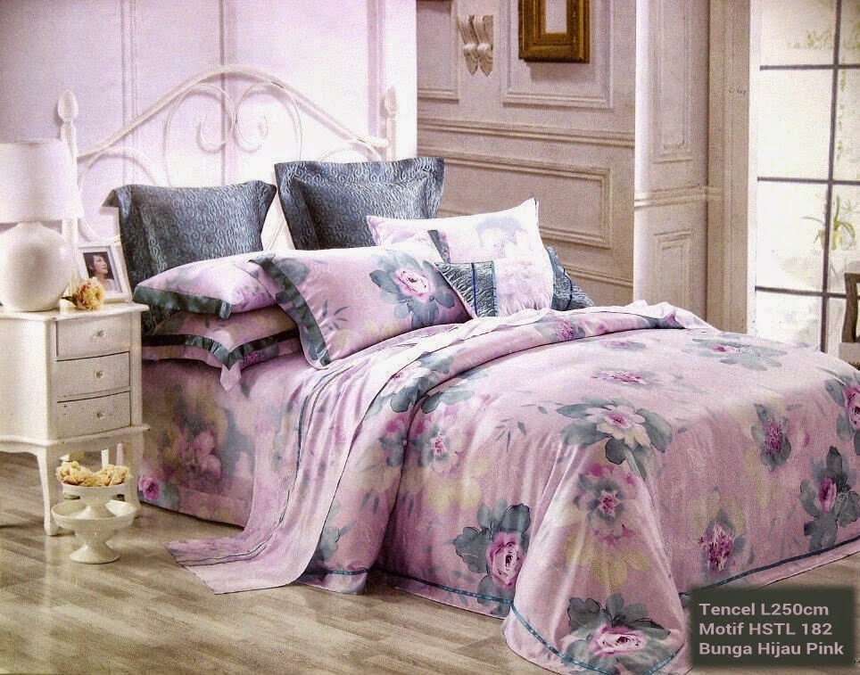 Sprei Tencel Motif Bunga | Sandra Galeri