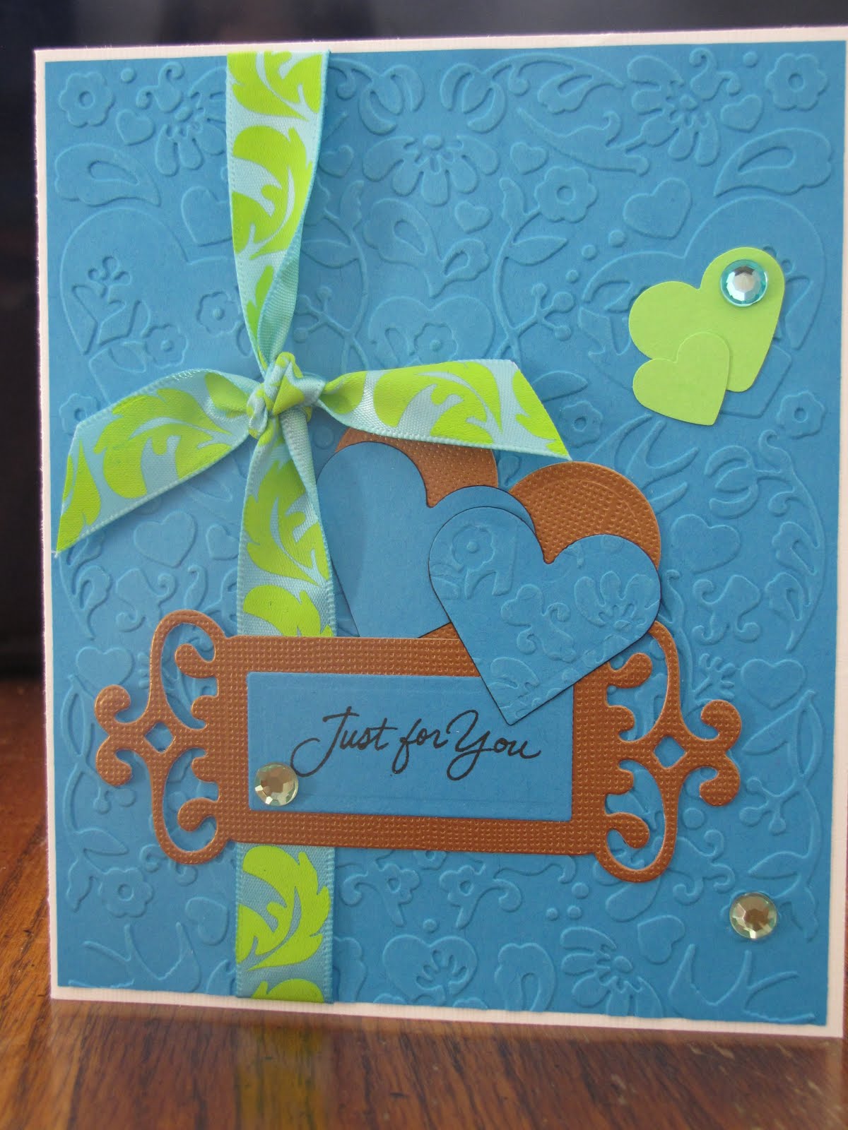 cori`s card creations: "Just for You" Card