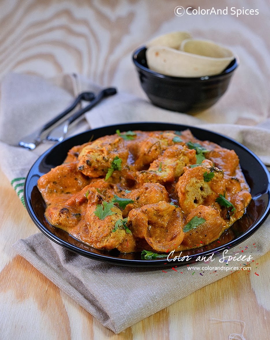 Color and Spices: Chicken tikka masala....