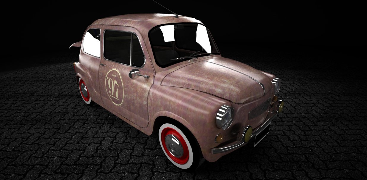Mis Vehiculos 3D: Fiat 600 - Rat Rod