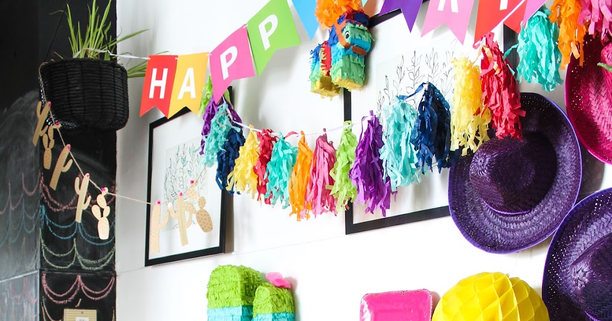 Colorful Fiesta Themed Birthday Party - TfDiaries