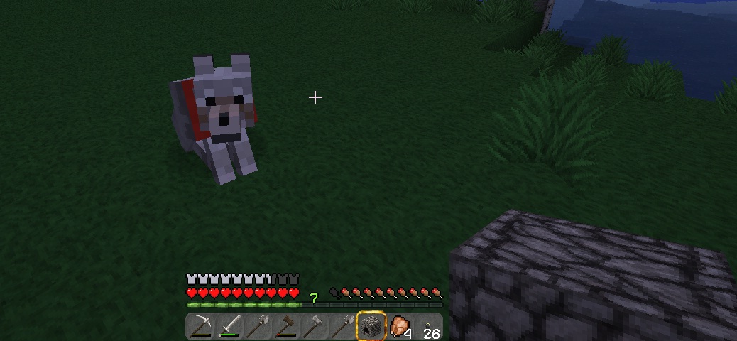 Hudson's Hideout: Taming wolves in Minecraft