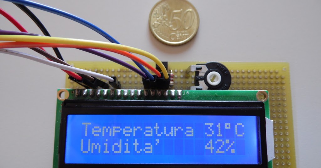 Aspettando il bus: DHT11 e LCD1602 con Arduino UNO R3