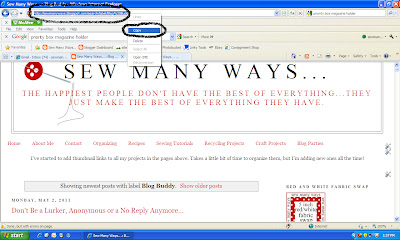 Sew Many Ways...: Blog Buddy...How to Link on Your Blog Post