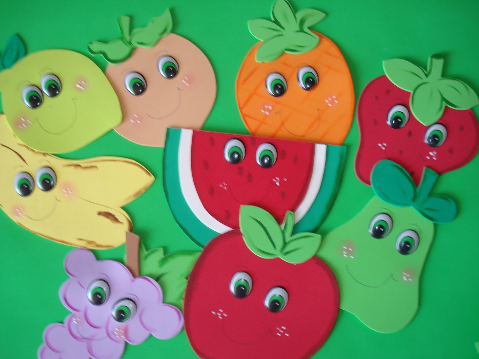 Ateliê de E.V.A: Frutas para painel