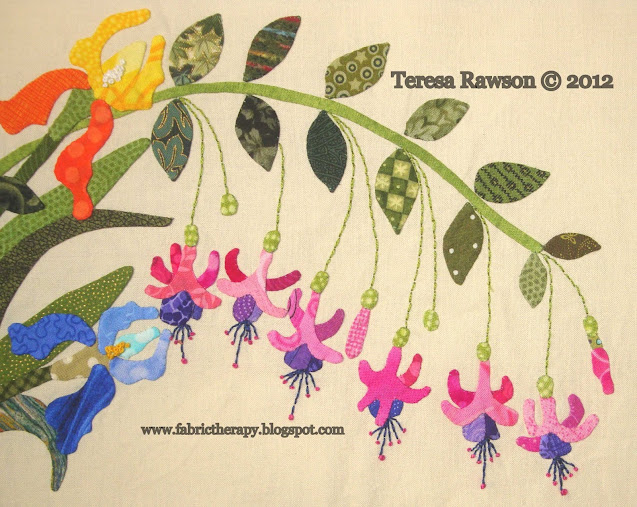 FABRIC THERAPY: "Baltimore Rhapsody" Block #9 - the French Horn