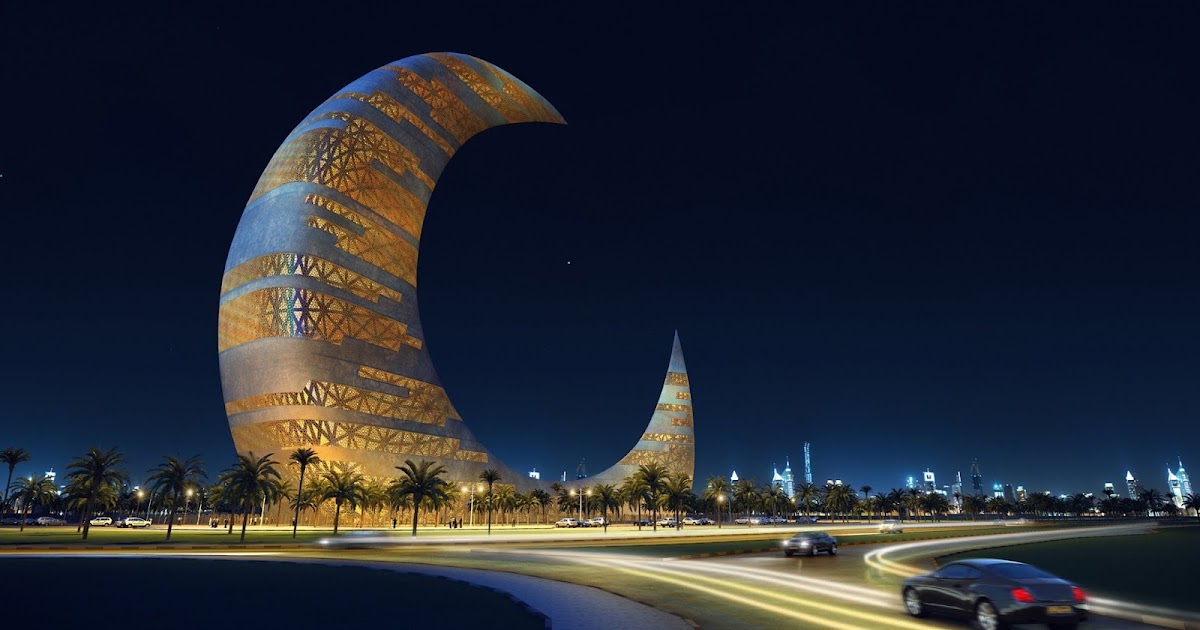 CRESCENT MOON TOWER - A MARVEL ARCHITECTURE IN DUBAI - Hun