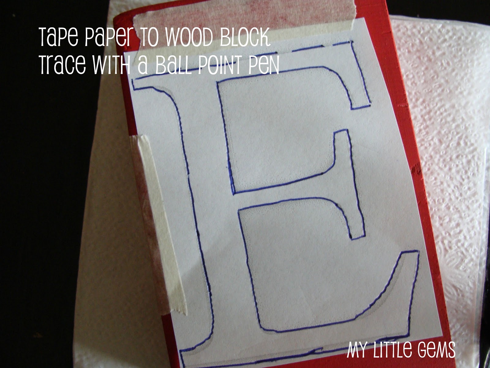 My Little Gems: DIY LETTERING {without a fancy cutting machine or ...