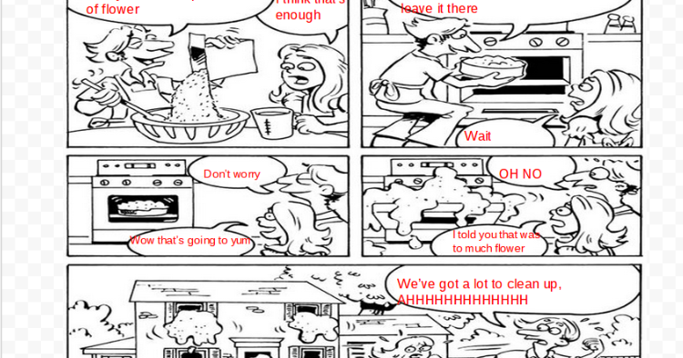 Kerstein @ Pt England School: Baking Comic