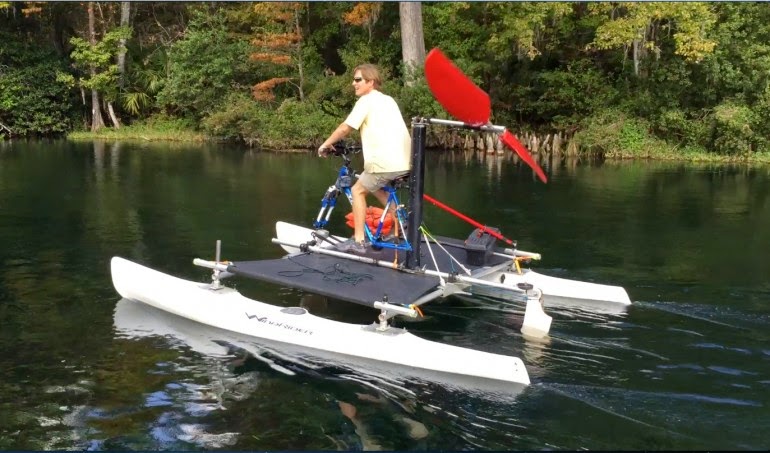 All new: Human-powered airboat