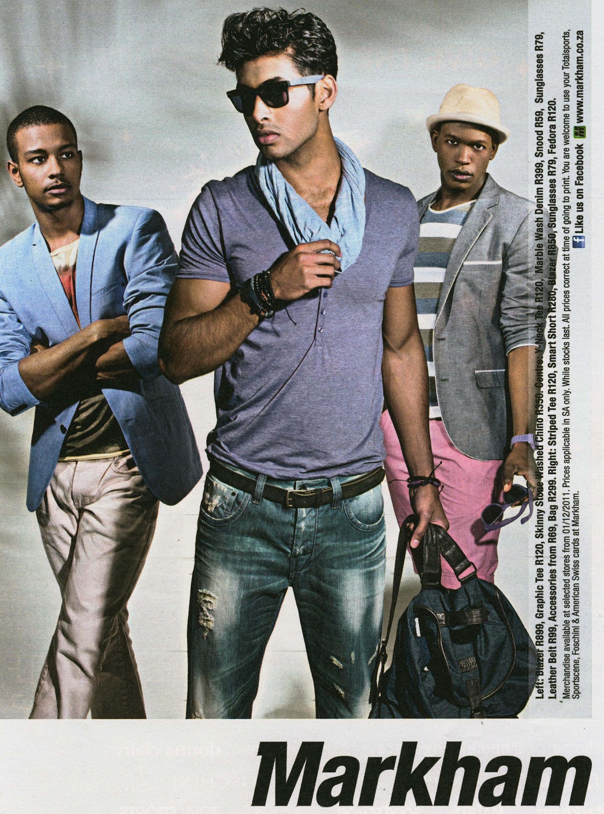 A Black Male Model: Markham - Spring 2011 Print Campaign