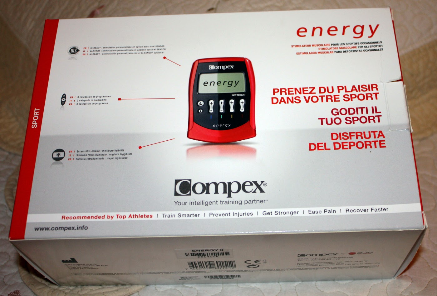 parusmajor mendian: Carrera y electroestimulación