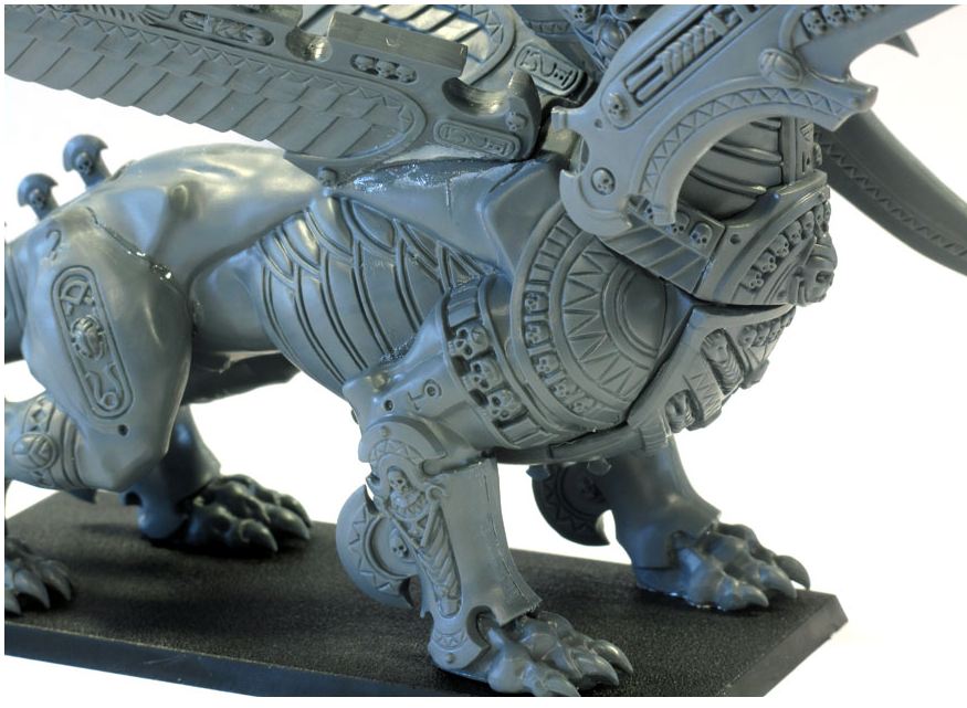 Warhammer Fantasy Battle Tabletop Gaming: Necrosphinx model 360 degrees ...