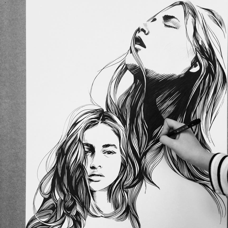 Design Stack: A Blog about Art, Design and Architecture: Ink & Pencil ...