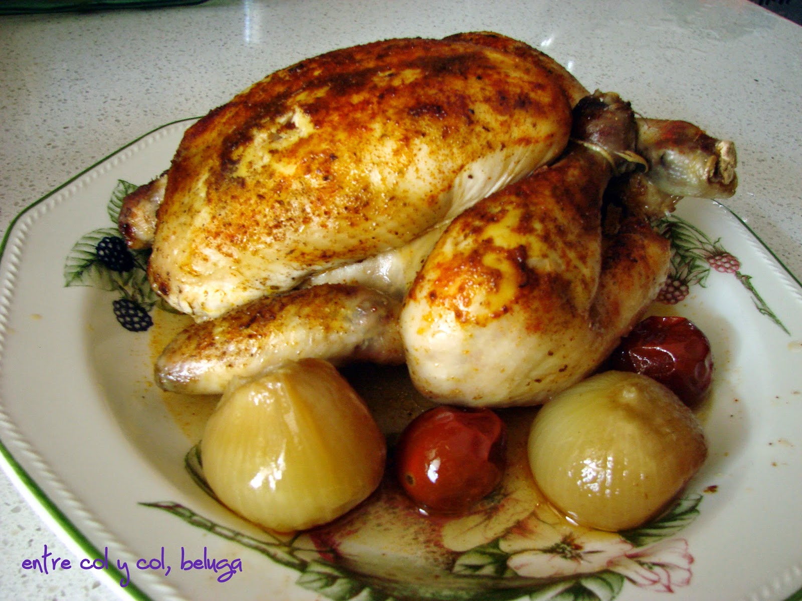 Pollo entero estofado en olla de cocción lenta #crockpot