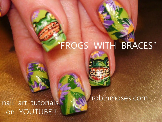Nail Art by Robin Moses: "nail art" "lizard nails" "gecko nails" "cute ...