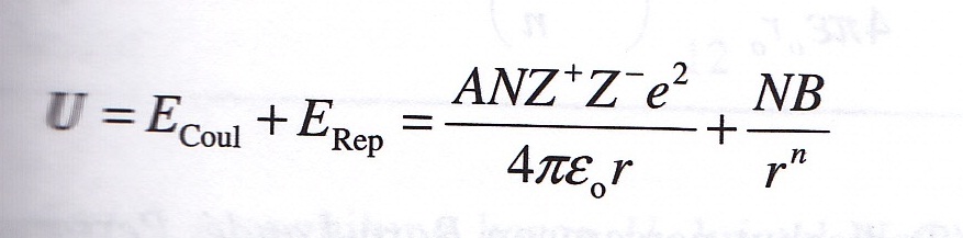 SOLID STATE ELECTROCHEMISTRY: LATTICE ENERGY_2