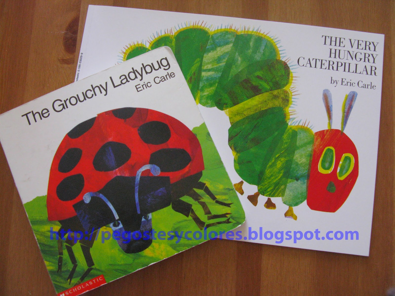 Pegostes y Colores: Libros: La Oruga Muy Hambrienta y La Mariquita ...