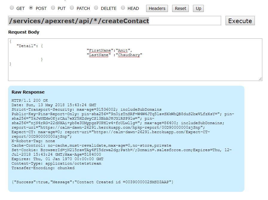 Amit Salesforce Salesforce Tutorial Rest Api With Xml And Json