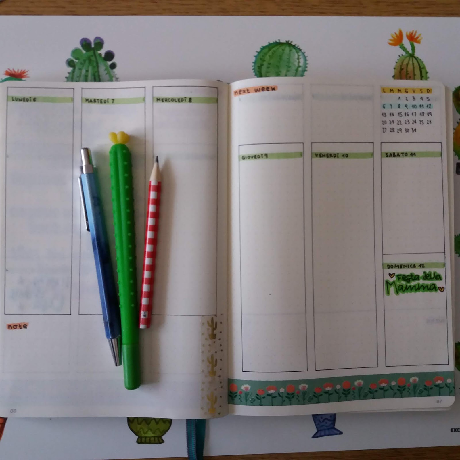 Tiny Fox in the box.: #6 - BuJo Tips!: Bullet Journal setup MAGGIO