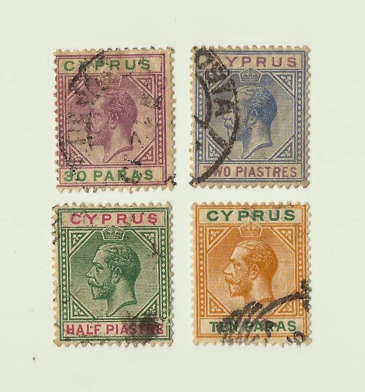 mizan matawang dan setem: Old Stamps Of British Cyprus ( Mediterranean ...