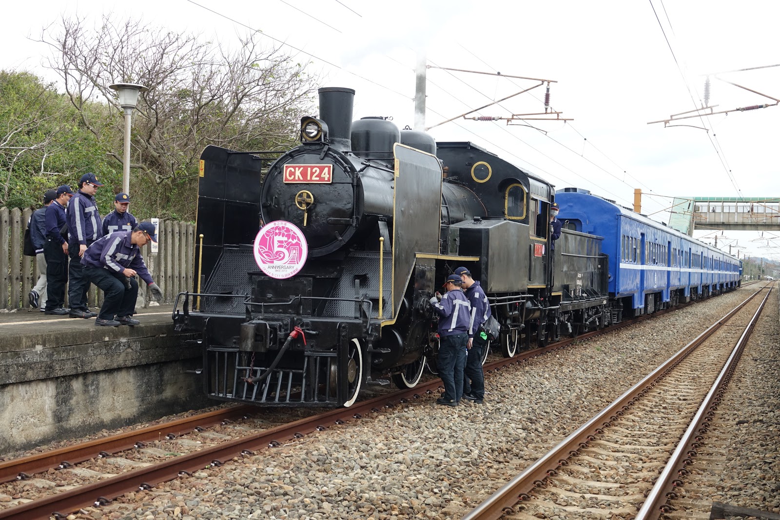 Blair's 鐵道攝影: 仲夏寶島號 CK124蒸汽機車