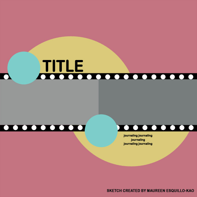 Using Circles to Create a Filmstrip and Dimensional Flower ...
