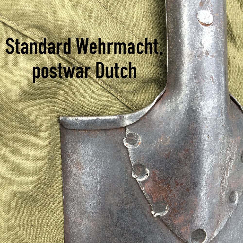 WWII German straight entrenching tools and similar postwar and foreign ...