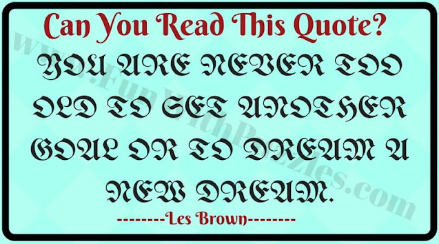 Can You Read This? Visual Brain Teasers Answers for Adults
