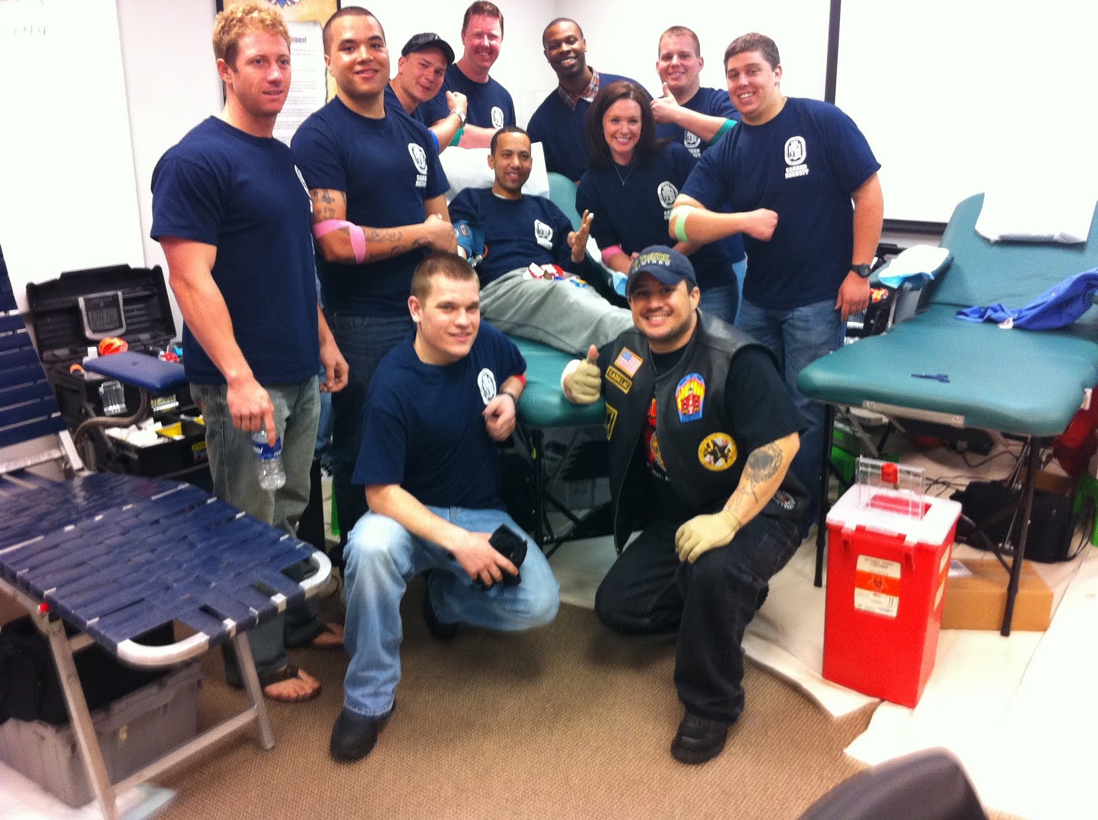 PGFD Recruit Firefighters Donate Blood to Help DCFD Firefighters