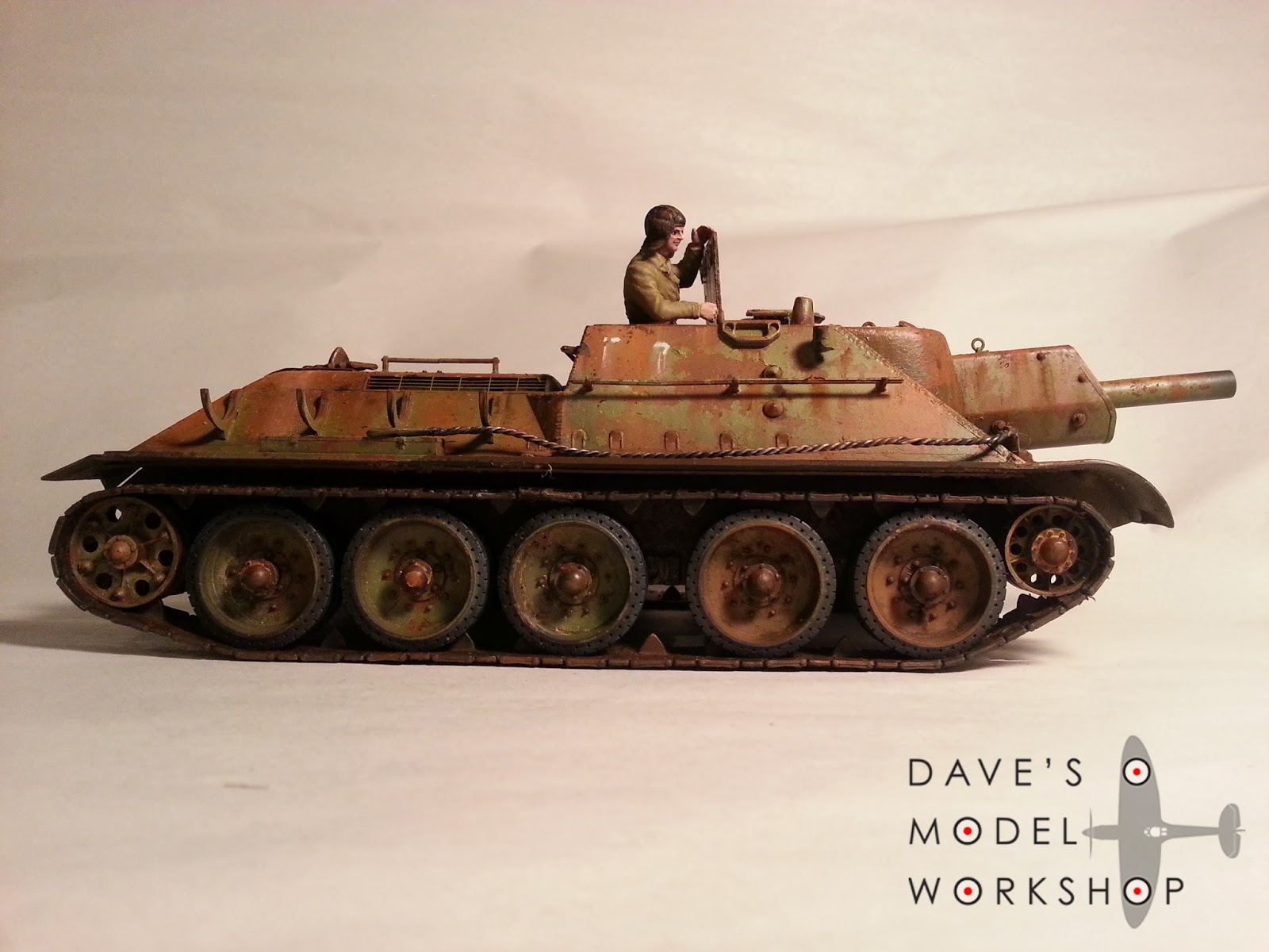 Dave's Model Workshop: Completed the SU-122 assault gun